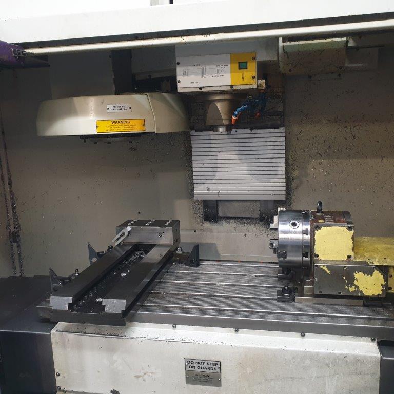 BRIDGPORT VMC 1000/22 DIGITAL VERTICAL MACHINING CENTRE WITH 4th AXIS ...